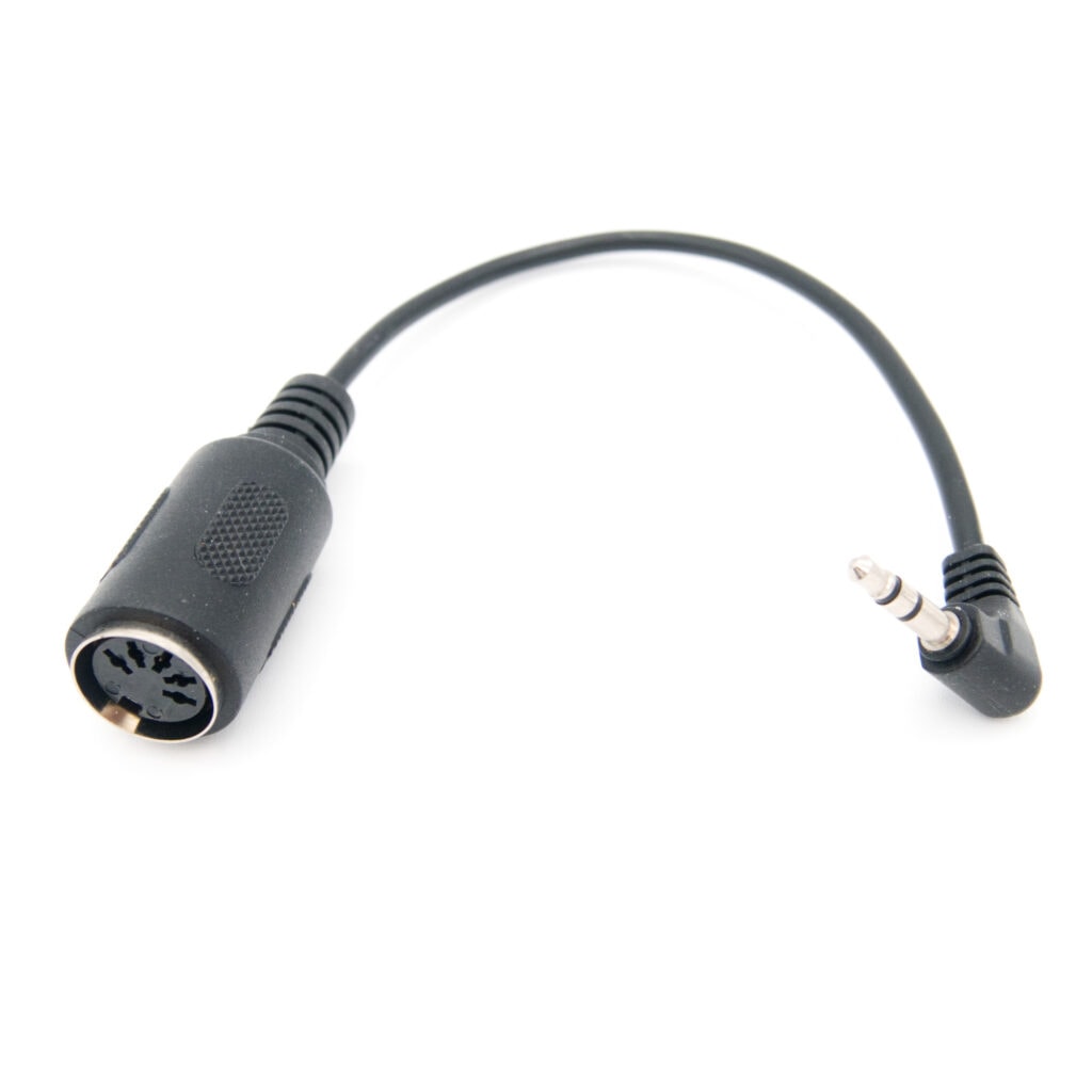 3.5mm Right Angle TRS Male To Straight 5pin MIDI Female Cable - 9 ...