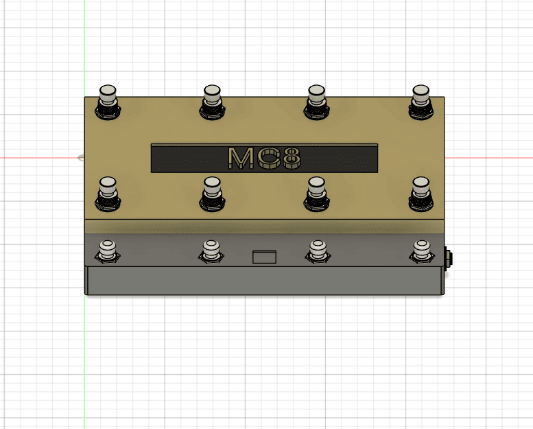 MC8 Flat FrontAux4 - Pedalnetics